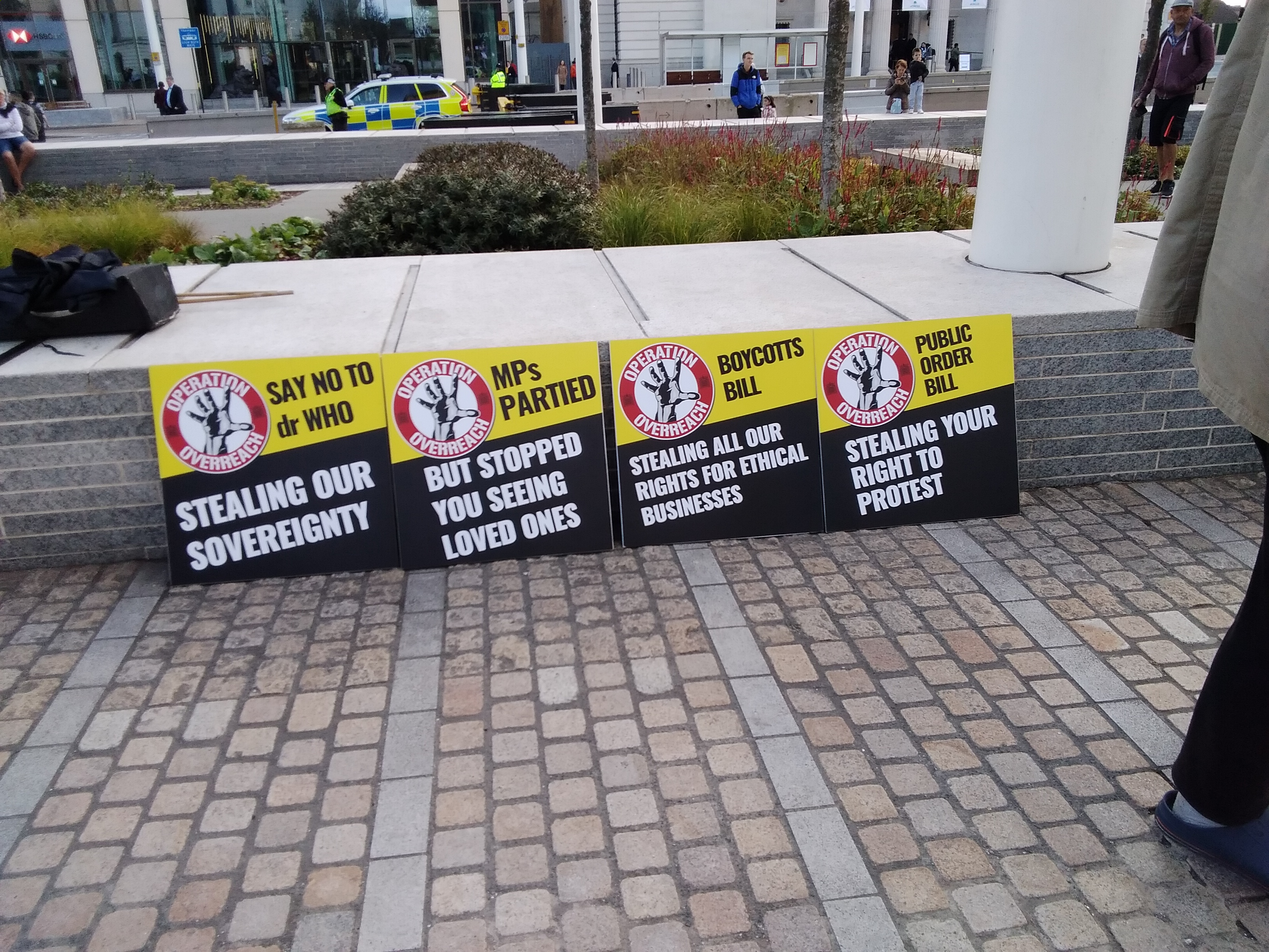 Tory Party Conference Protest 2 October 2022 – Cassandra's Box